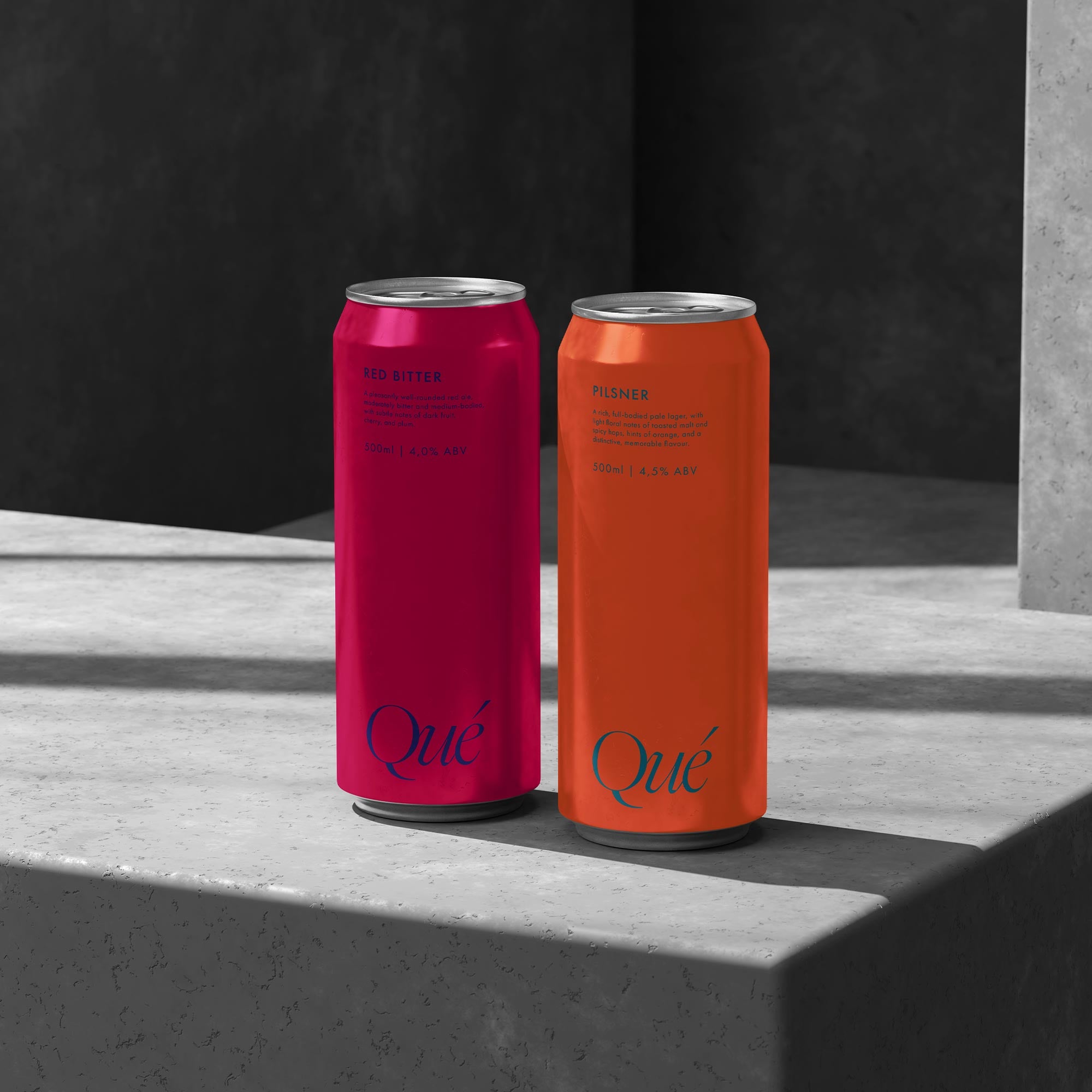 Qué Beer — Brand Identity & Packaging Design